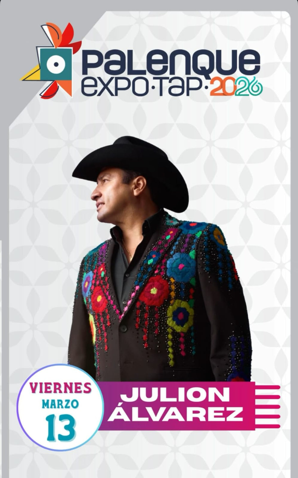 Julión Álvarez - 13 MARZO 2026 – Tickettap